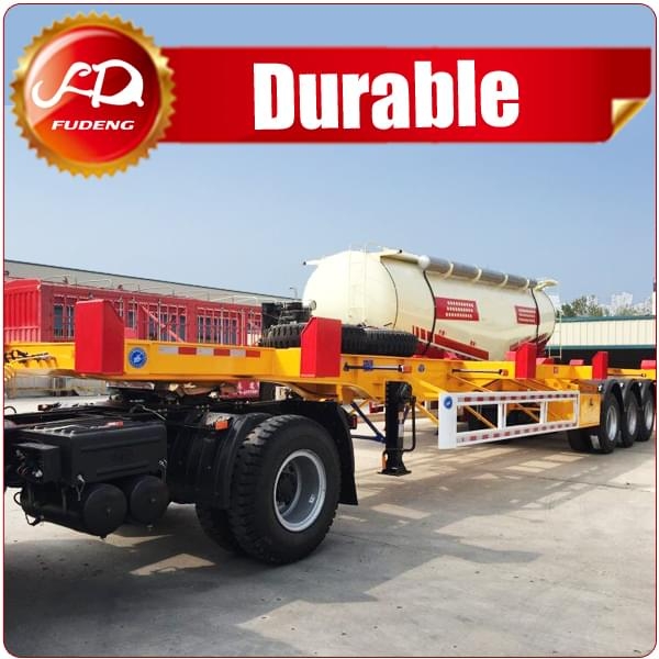 20ft 40ft Chassis Container Skeleton Trailer - Buy chassis trailer ...